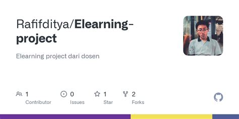 GitHub Rafifditya Elearning Project Elearning Project Dari Dosen