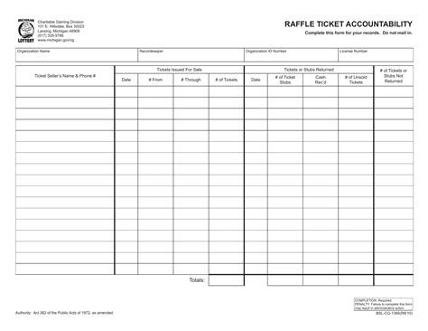 Free Raffle Ticket Template Pdf Templates Jotform