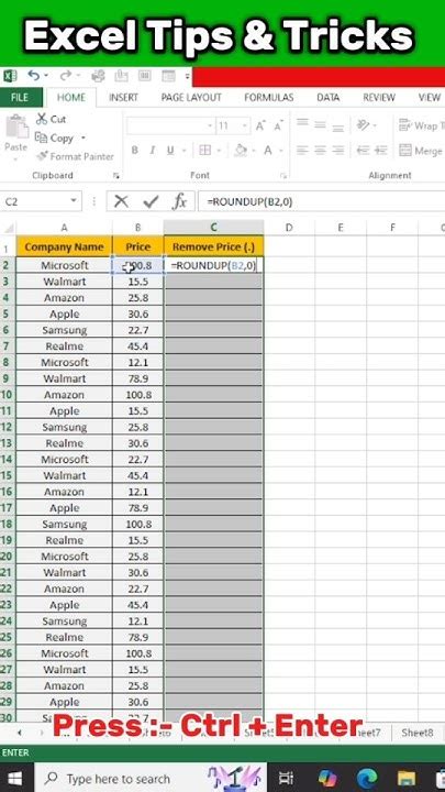 Excel Tips And Tricks💥 Shorts Ytshorts Excel Tipsandtricks Viral Computer Exceltutorial