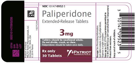 Paliperidone Fda Prescribing Information Side Effects And Uses