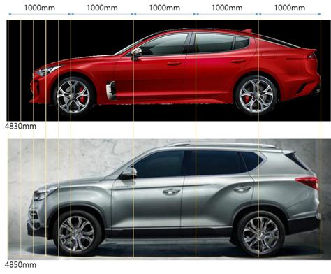 중형세단 Vs 중형suv 전장만 비교할 경우 보배드림 국산차게시판