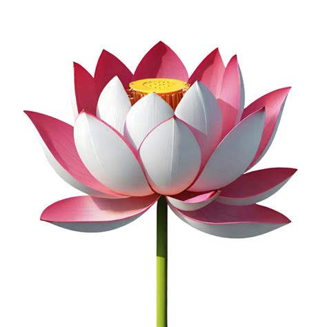 AI Generated Beauty Bloom Lotus Flower PNG