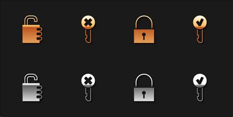 Combination Lock Vector Images Over