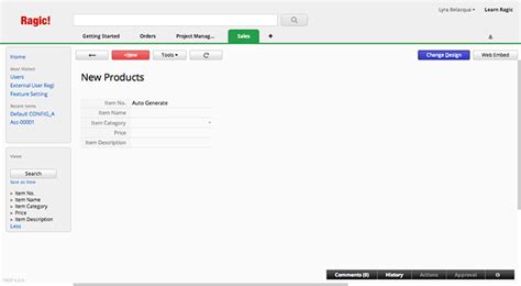 Learn Creating A New Ragic Sheet Rr Automation Solutions