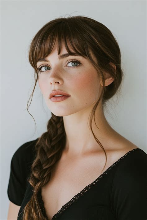 Braided Beauty 19 Stunning Hairstyles With Bangs To Try Now