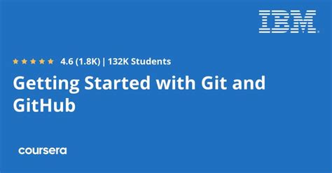 Getting Started With Git And Github Coursera Mooc Course