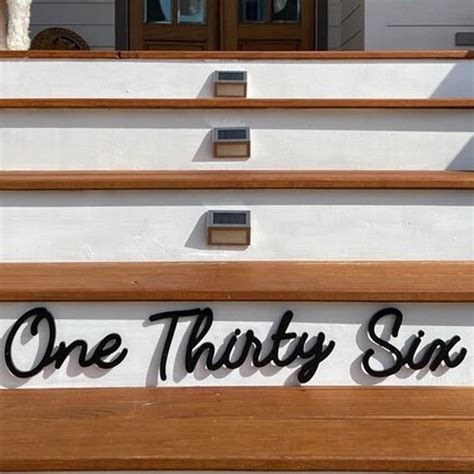 Cursive House Numbers Etsy