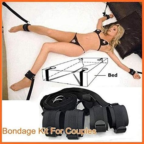 Zxliadly Sex Toys For Couples Bed Restraint Erotic Toys Under The Bed Bondage Kit Color