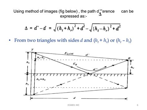 Path Loss Model For Wireless Communication Pptx Physics Science