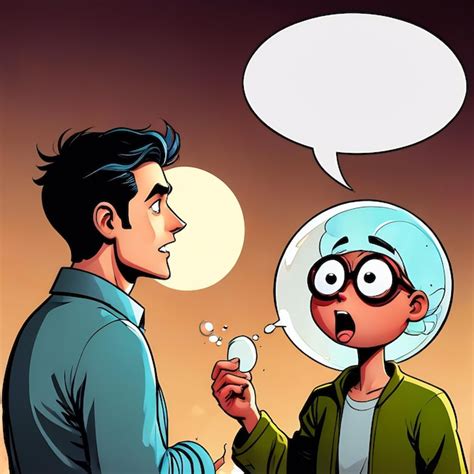 Premium Photo Comic Speech Bubbles Comic Scene With A Talking Comic Cartoon Illustration