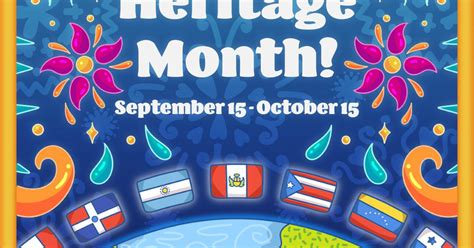 Hispanic Heritage Month Graphics