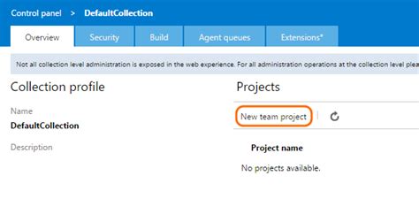 Tfs Tf30177 Team Project Creation Failed Stack Overflow