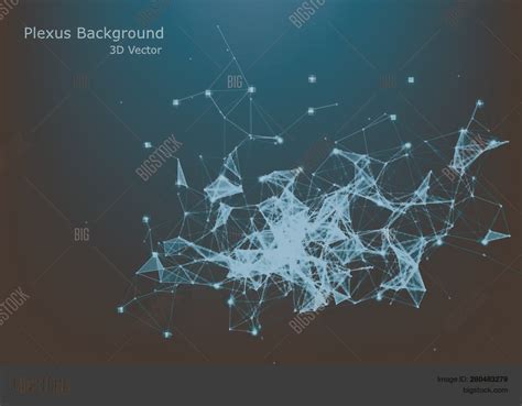 3d Vector Plexus Like Vector And Photo Free Trial Bigstock