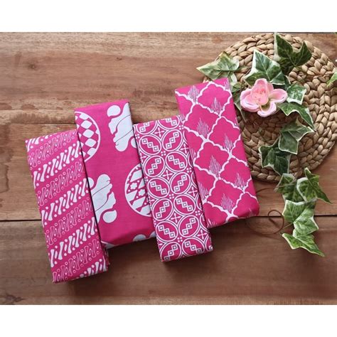 Jual Kain Batik Kain Batik Warna Cerah Kain Batik Baju Atasan Kain