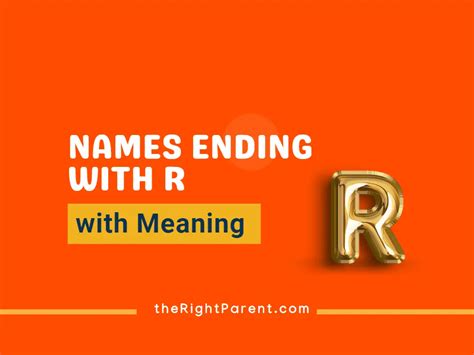 Names Ending With R Meaning Origin And Popularity Generator