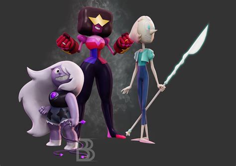 Artstation Steven Universe Fan Art Digital Sculpture