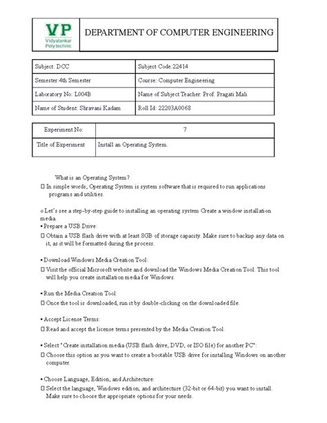 Dcc Practical 7 Department Of Computer Engineering Subject Dcc Subject Code Semester 4th