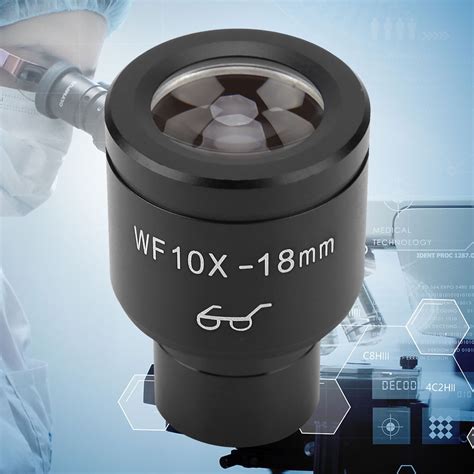 Lente Ocular De Microscopio Wf10x18mm Gran Angular Biológico Anggrek