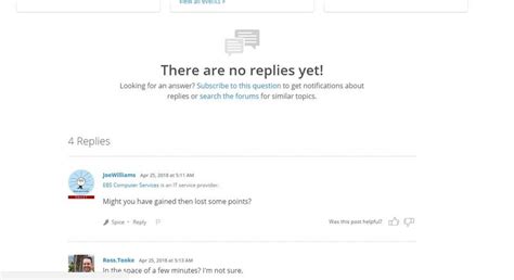 Spiceworks Bug Replys Are Shown But Not Shown Spiceworks Support Spiceworks Community