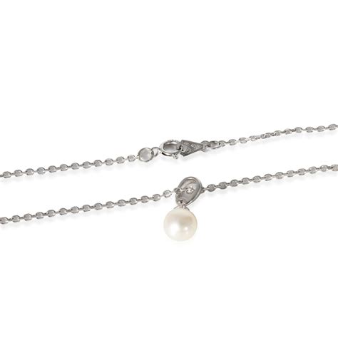 Mikimoto Everyday Essential 6mm Pearl Pendant In 18k White Gold 003ctw