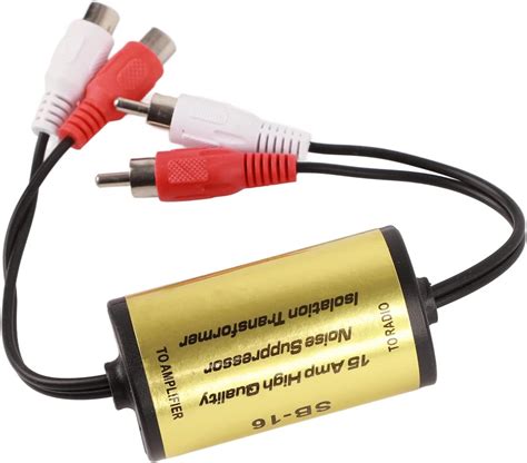 Ground Loop Isolator Kimiss 15a Noise Suppressor Stereo 12v Audio Amplifier Filter