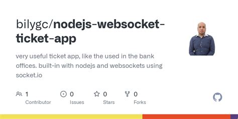 Github Bilygcnodejs Websocket Ticket App Very Useful Ticket App