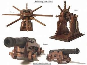 Cannon Model Plans Ships Capstan Pirate Cannon Model Detailed