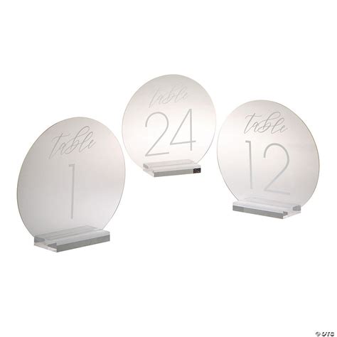 Contemporary Table Numbers 24 Pc Oriental Trading