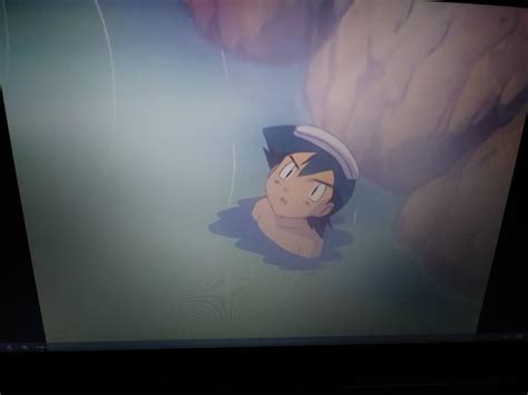 Pokemon Ash Pikachu And Max At A Hot Spring 6 By Supermike92 On