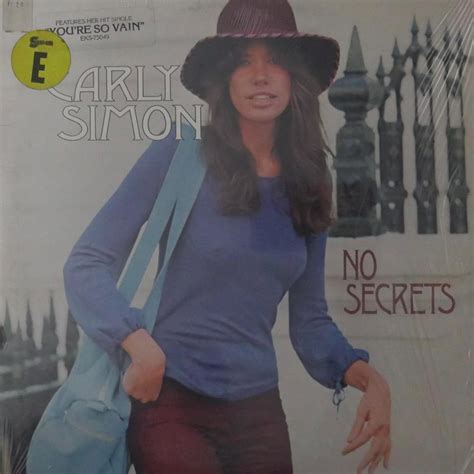 Carly Simon No Secrets Lp Vinyl Record 1972 Elektra Etsy