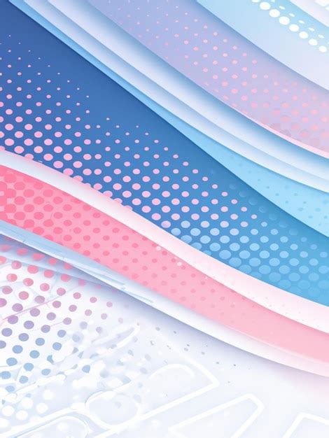 Poster With Gradients And Waves Abstract Background Word Document Border Page Design Premium