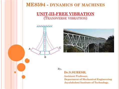 Dynamics Of Machine Unit Iii Transverse Vibration Pdf Physics