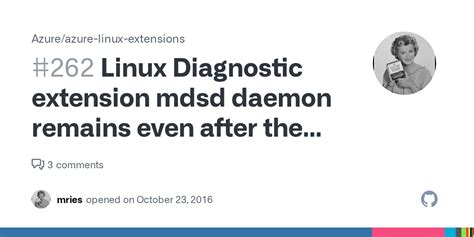 linux diagnostic extension mdsd daemon remains even after the removal