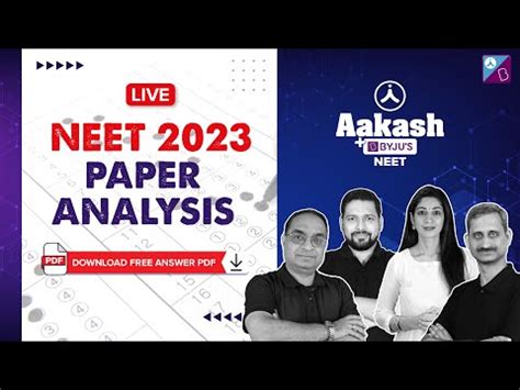 NEET 2023 Question Paper Released. Free PDF Download