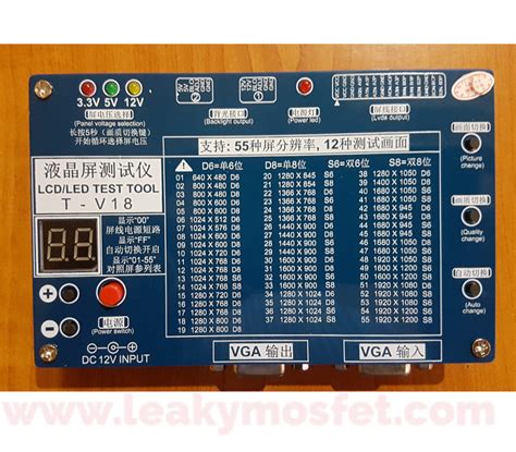 Lcd Led Test Tool T V18 Leaky Mosfet