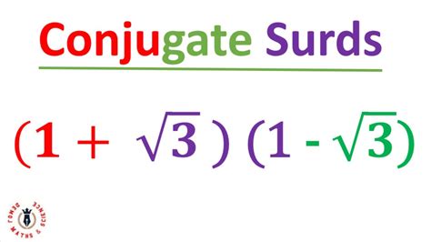 Conjugate Surds How To Identify And Multiply Them In Surds Youtube