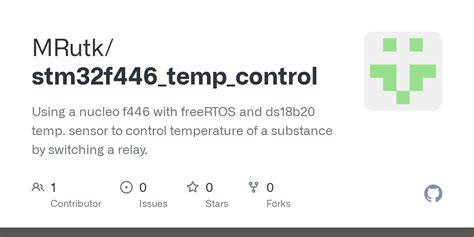 Github Mrutkstm32f446tempcontrol Using A Nucleo F446 With