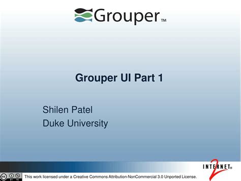 PPT Grouper UI Part 1 PowerPoint Presentation Free Download ID 2151176