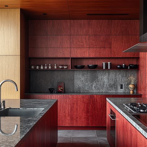 20 Best Red Kitchen Cabinets Ideas