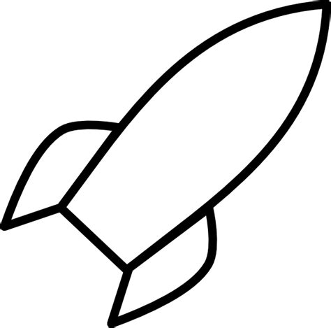 Spaceship Outline Clipart Best