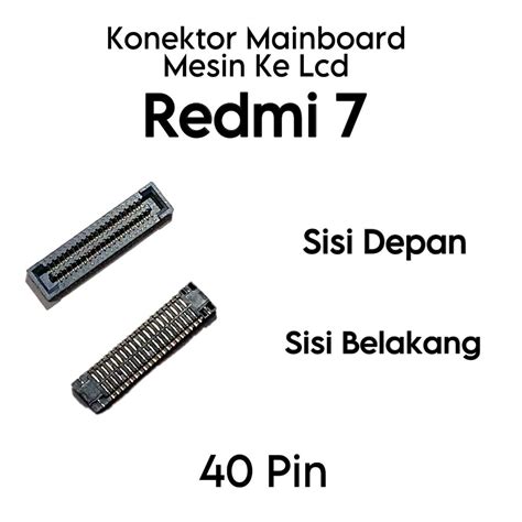 Jual Original Konektor Mesin Ke Lcd Connector Mainboard Redmi Pin Shopee Indonesia
