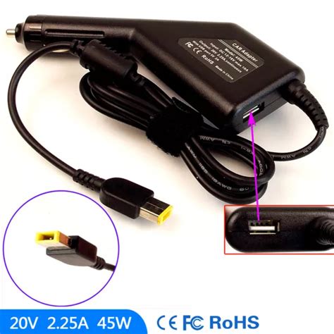 LAPTOP DC ADAPTER Car Charger USB Power For Lenovo B47030 C19880 EUR 21 82 PicClick FR