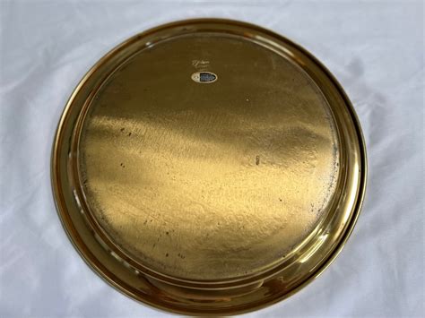 Gorham Tware L427 1 Gold Tone Round Serving Platter