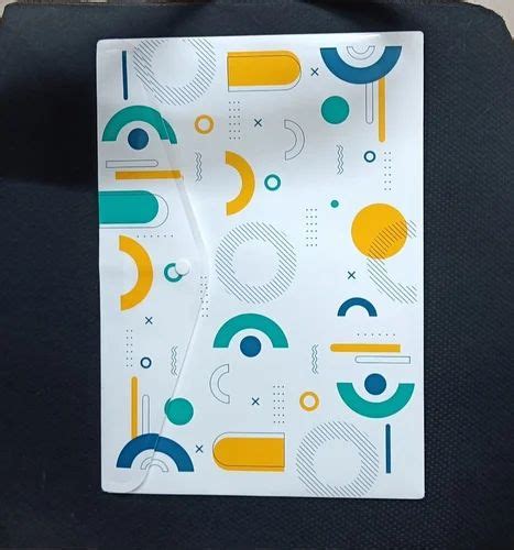 Document Folder Printed Milky 018mm At ₹ 14piece Plastic Folder