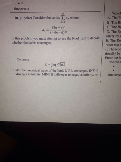 solved consider the series an where in this problem you