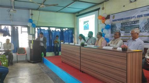 Two Days Training On Basics Of Geo Spatial Technology Held At Iggc Tezu