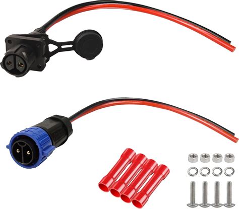 Trolling Motor Plug 12 24 36 48 Volt 8 Gauge 2 Wire