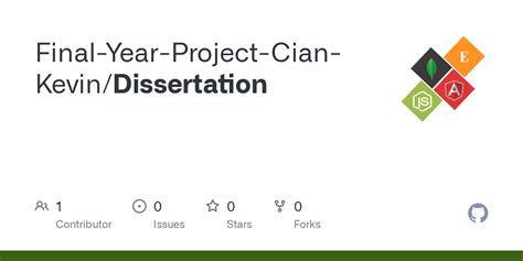 Github Final Year Project Cian Kevindissertation