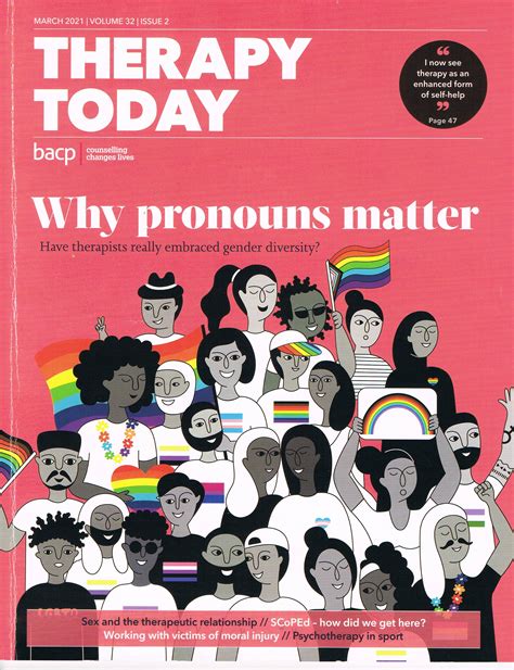 Therapy Today Cover Why Pronouns Matter Critical Therapy Antidote