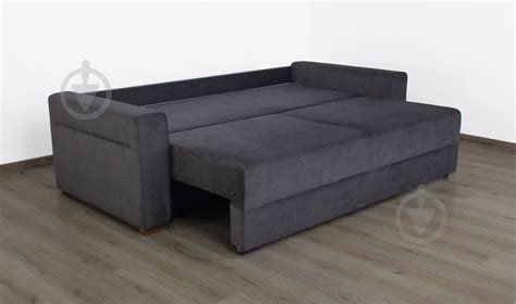 ᐉ Диван прямий Елегант Епісофт 14 темно сірий 2300x1040x850 мм • Краща ціна в Києві Україні